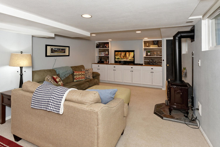 Basement Built In Storage