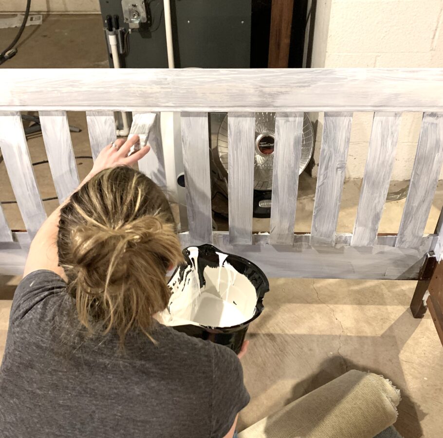 How to Paint A Bed Frame | Easy DIY Tutorial - Building Bluebird