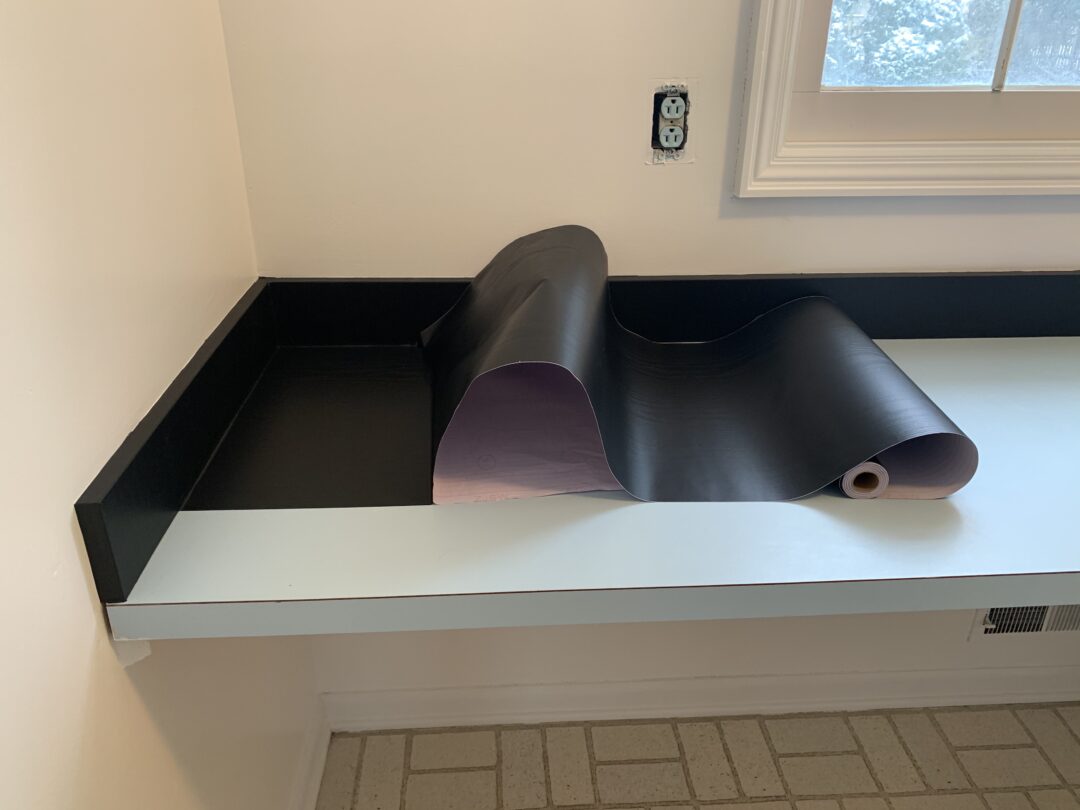 Easy Contact Paper Countertop Tutorial | DIY - Building Bluebird