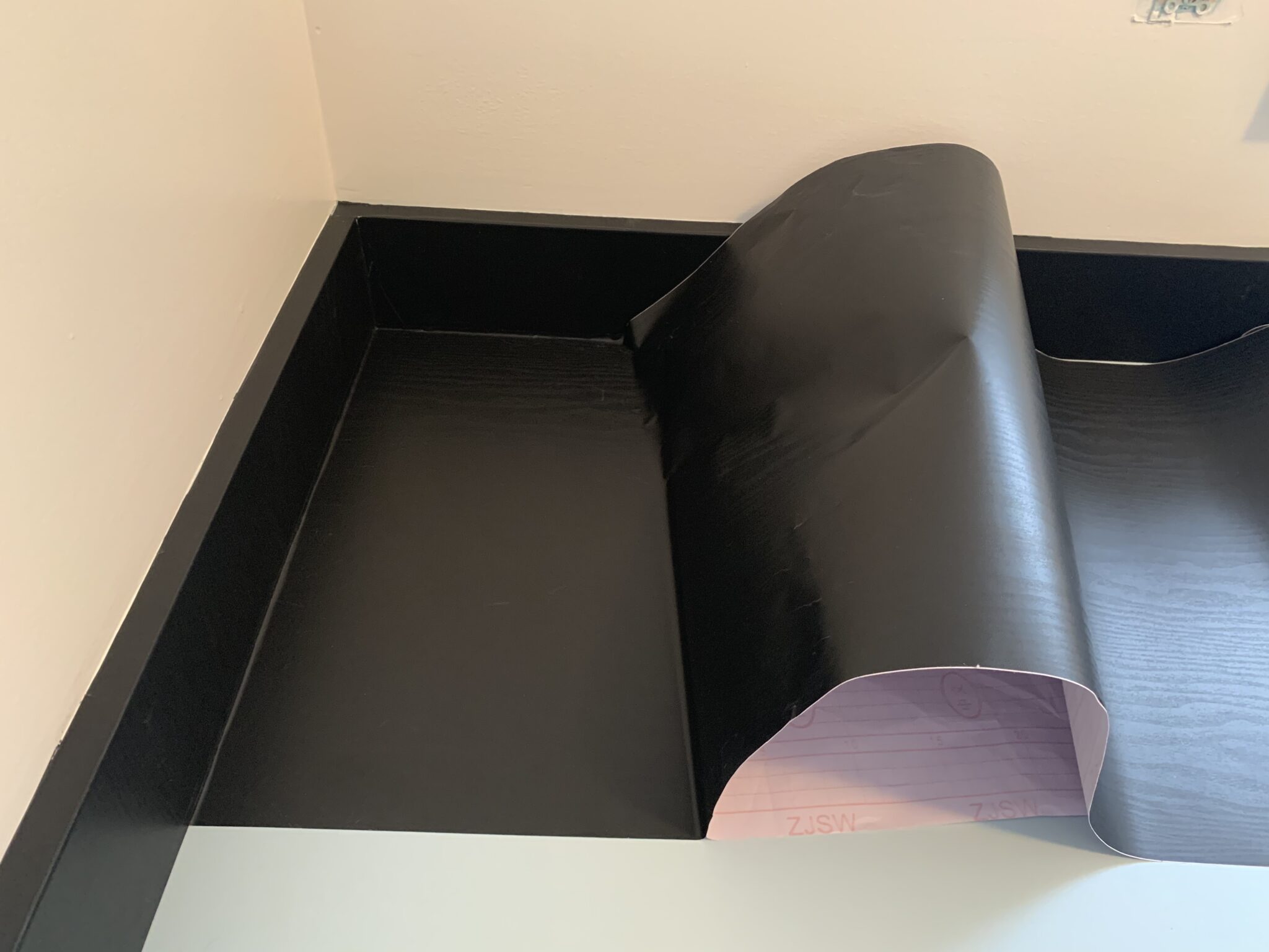 Easy Contact Paper Countertop Tutorial | DIY - Building Bluebird