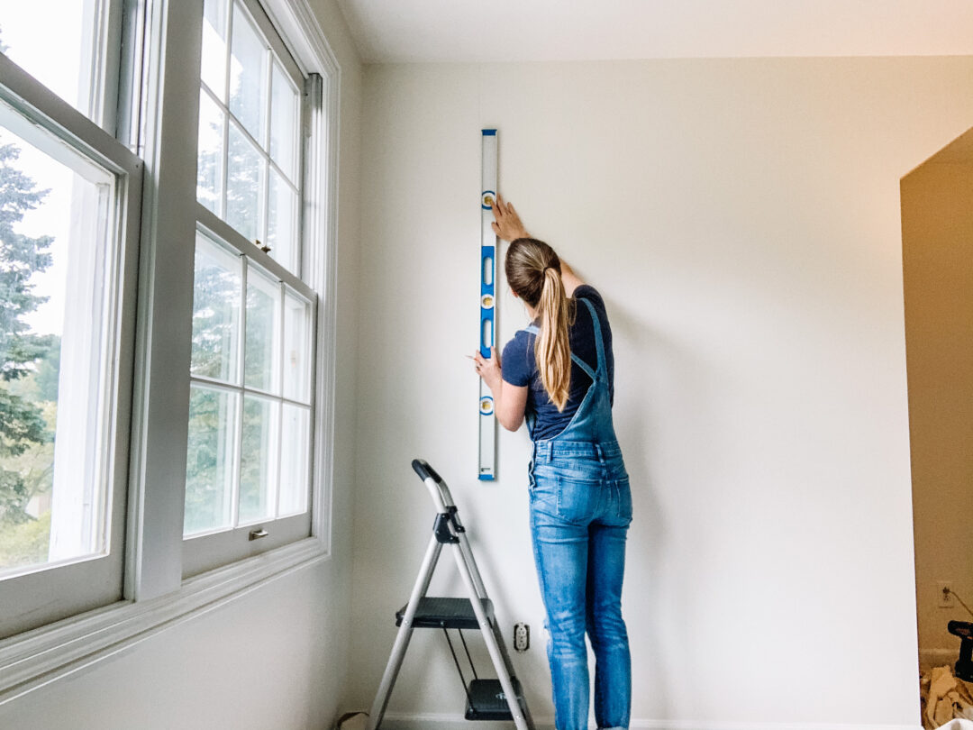 How to Easily Install a Wall Mural with Paste - Building Bluebird