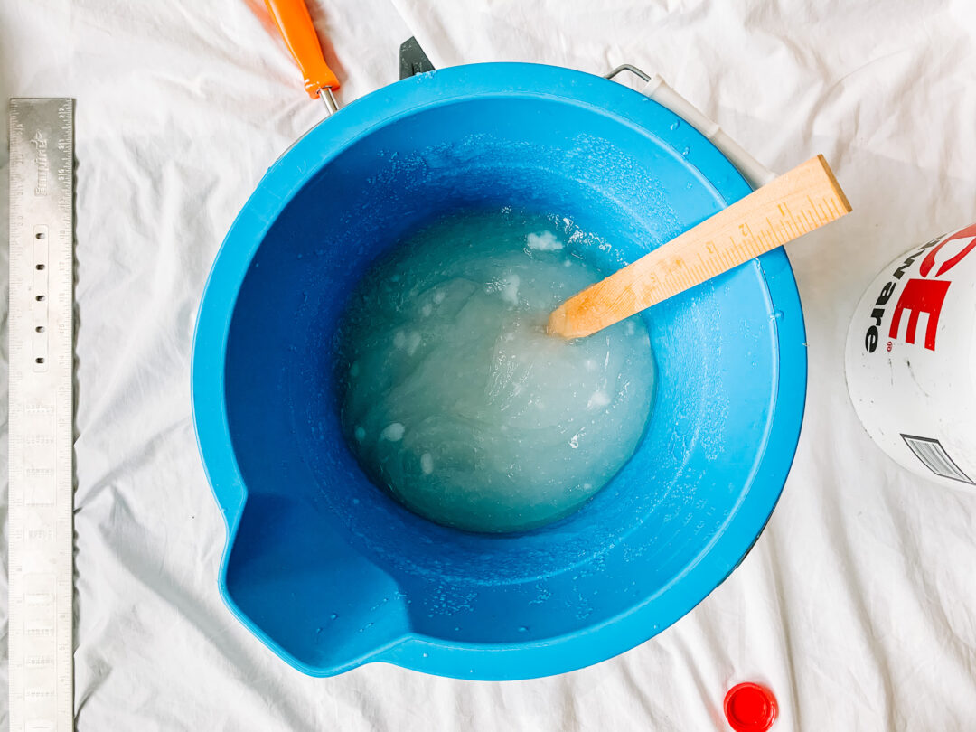 How to Easily Install a Wall Mural with Paste - Building Bluebird