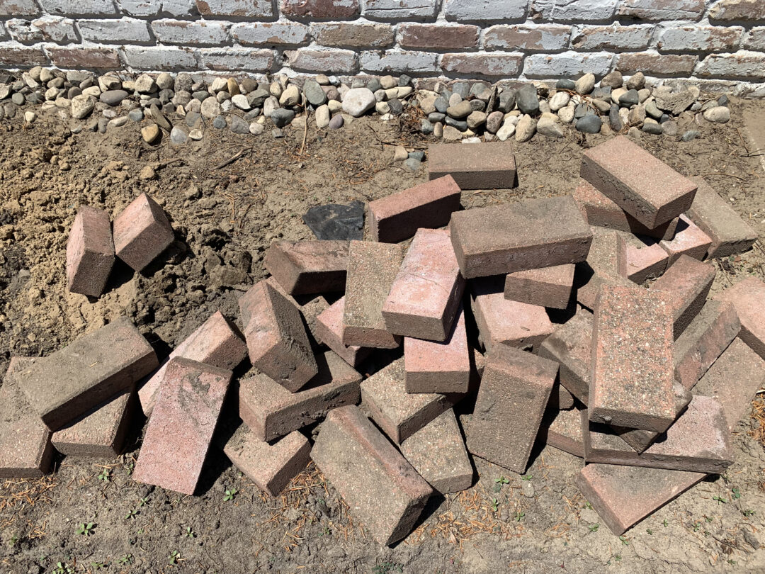 How to Lay Brick Border Garden Edging | Easy DIY - Building Bluebird