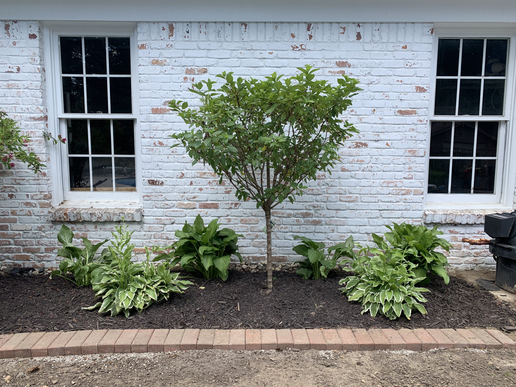 How to Lay Brick Border Garden Edging | Easy DIY - Building Bluebird