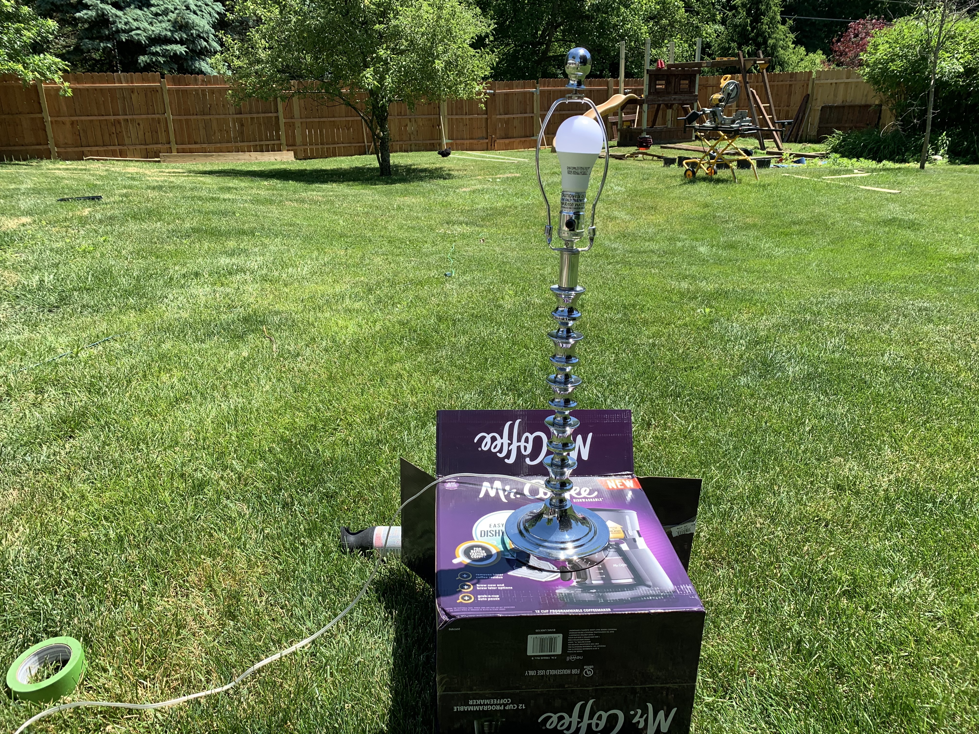How to Spray Paint a Lamp Base | Easy DIY - Building Bluebird