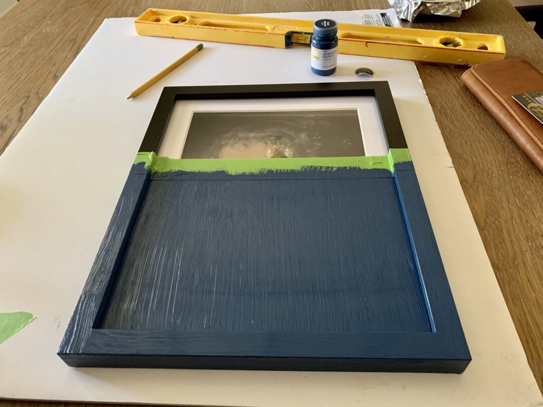 How to Color Block a Piece of Art for Your Home - Building Bluebird