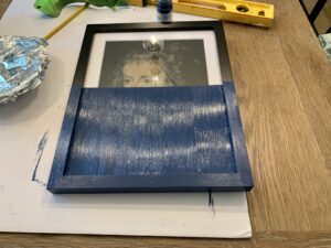 How to Color Block a Piece of Art for Your Home - Building Bluebird