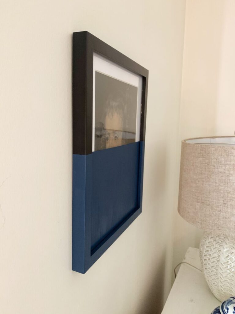 How to Color Block a Piece of Art for Your Home - Building Bluebird