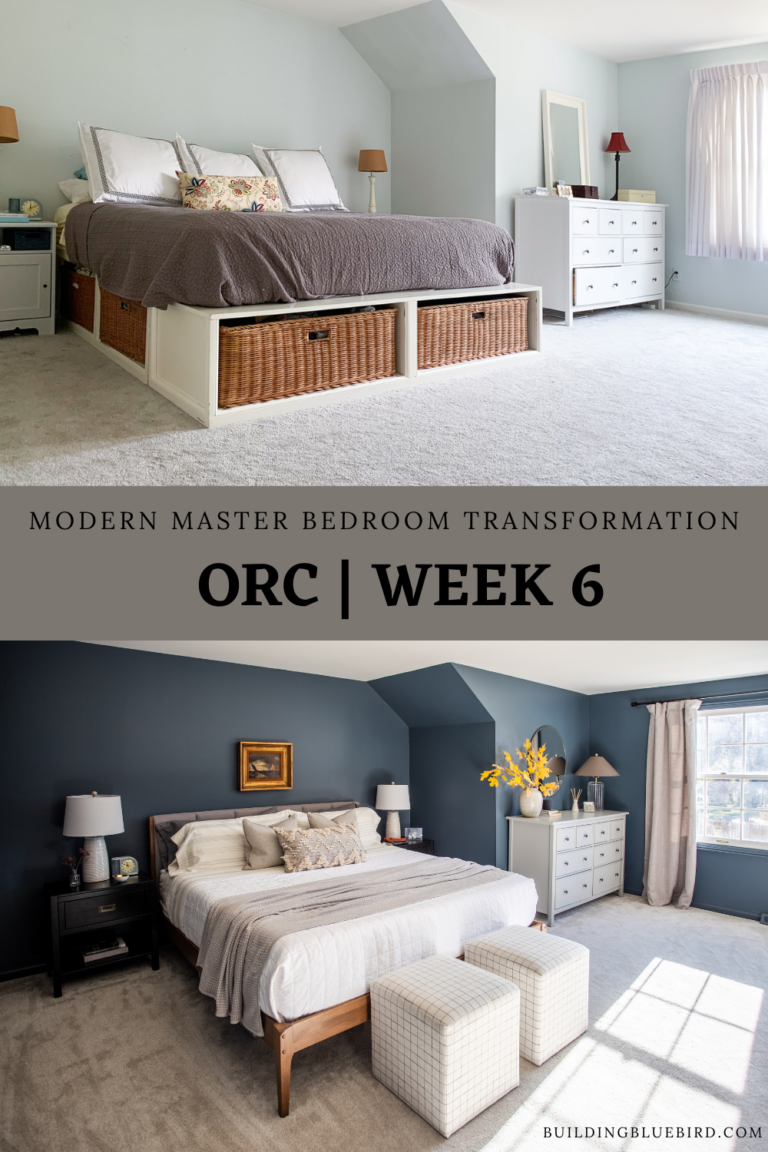 Exciting Dark Blue Bedroom Reveal | ORC - Building Bluebird