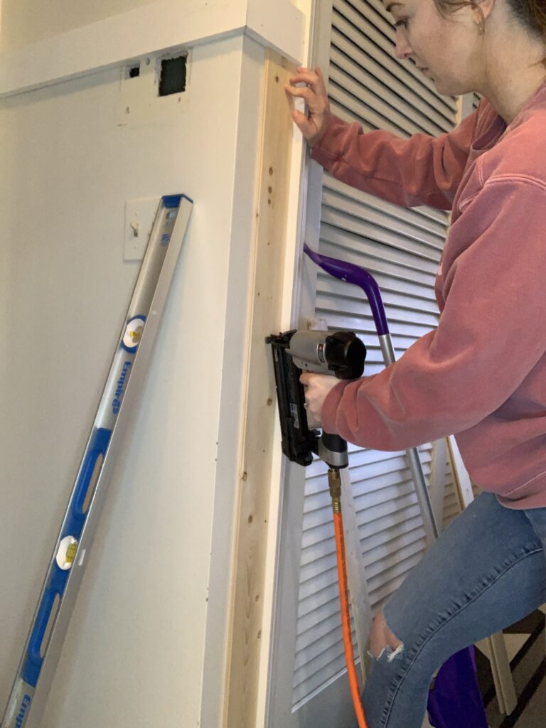 Easy Half Wall Paneling DIY | Tutorial - Building Bluebird