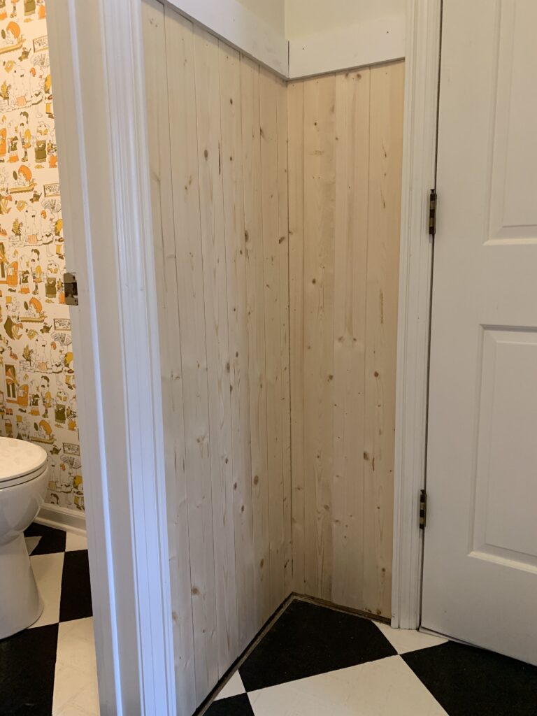 Easy Half Wall Paneling DIY | Tutorial - Building Bluebird