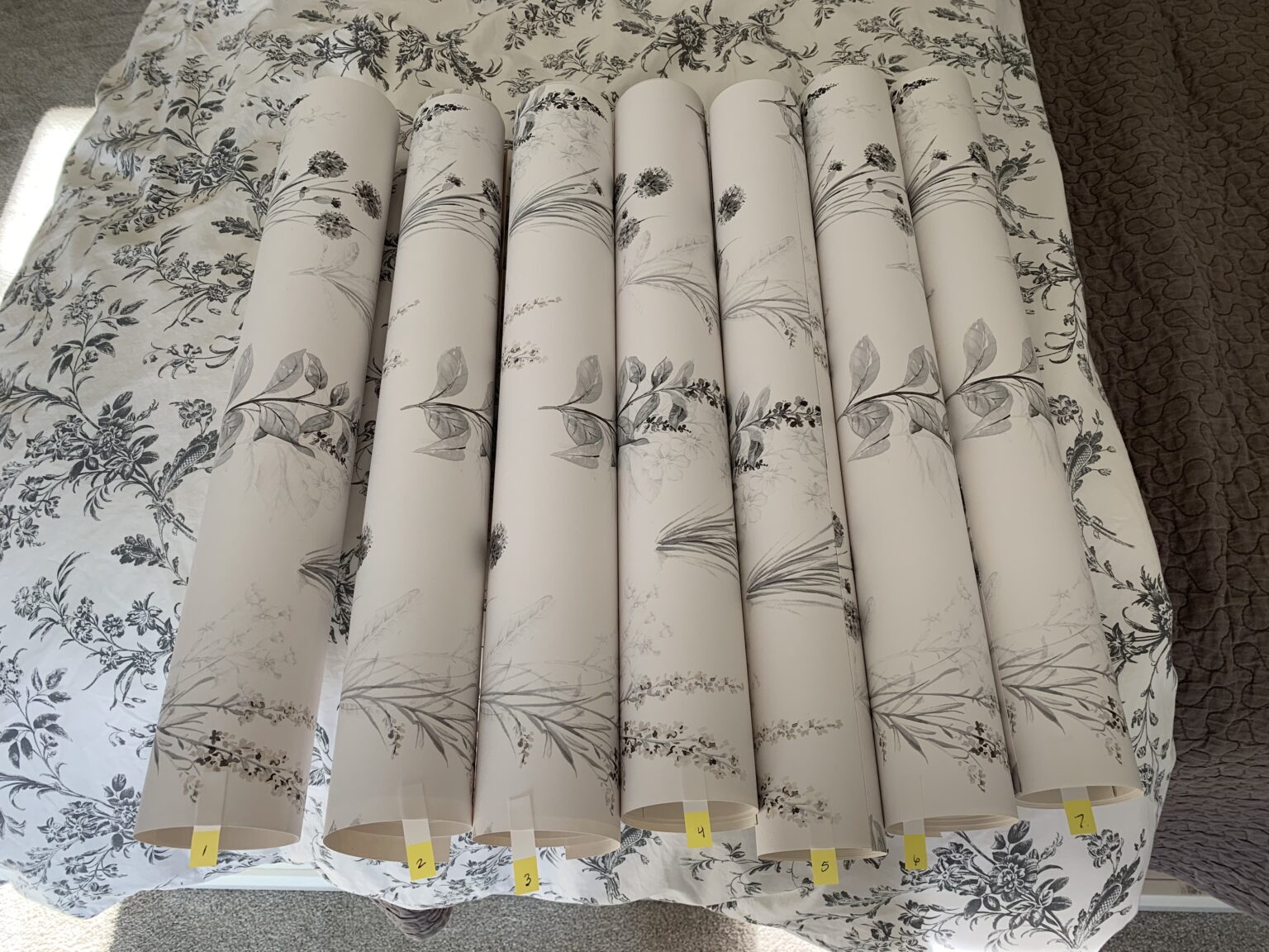 How to Hang Pre-Pasted Wallpaper by Yourself - Building Bluebird