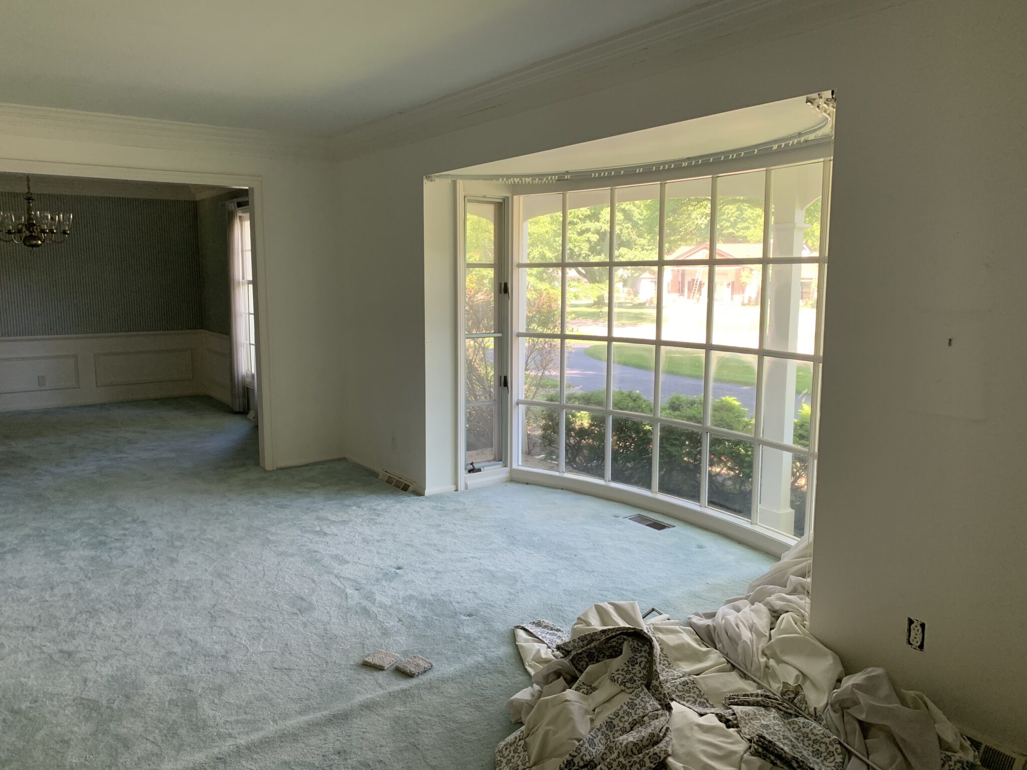 Eclectic MCM Living Room Makeover Reveal - Building Bluebird
