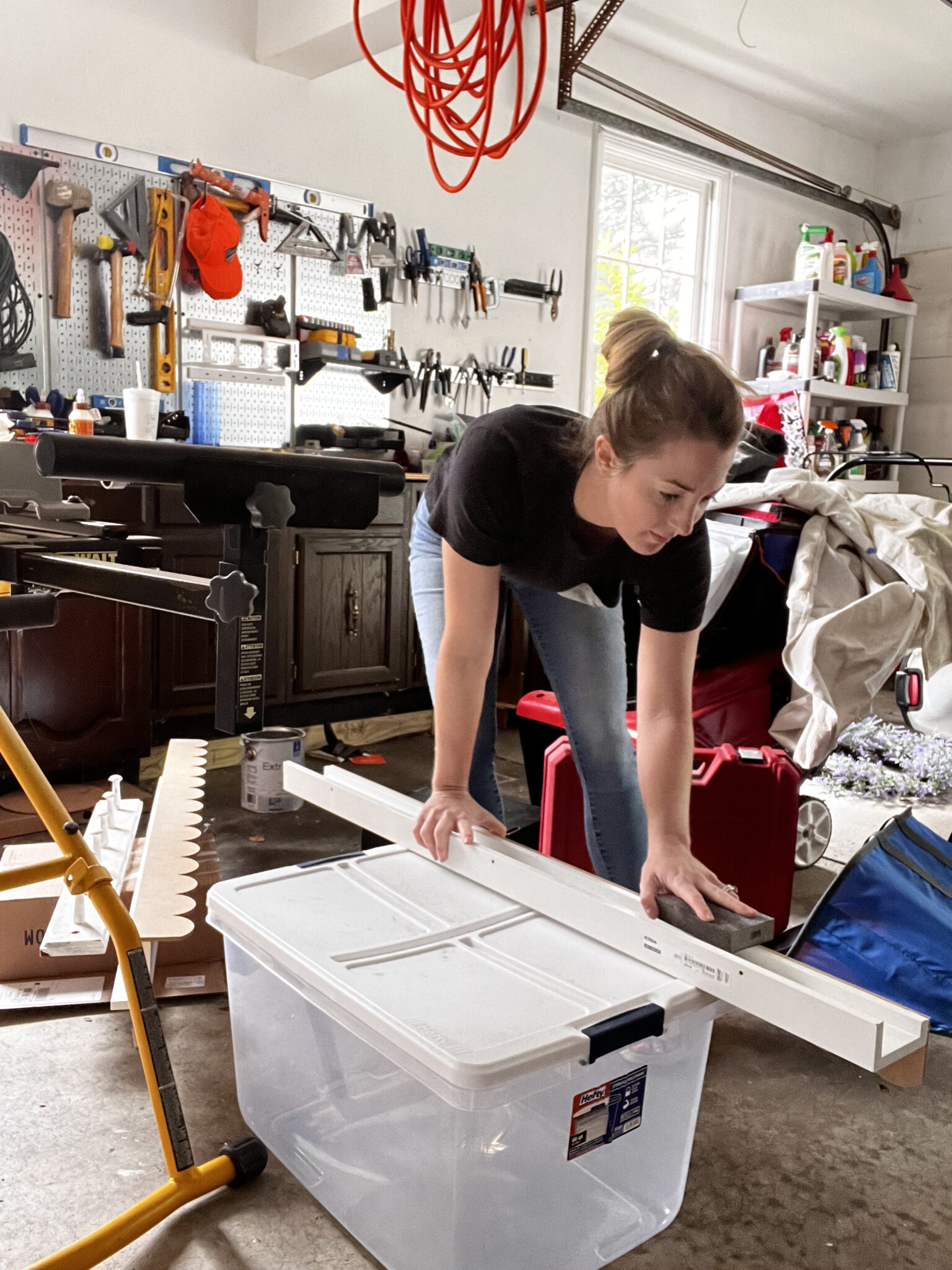DIY Scalloped Wood Trim Shelf | Easy IKEA Hack - Building Bluebird