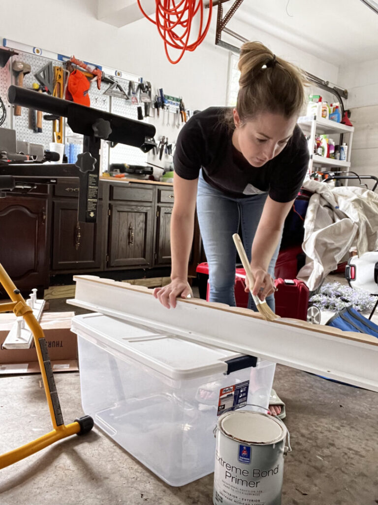 DIY Scalloped Wood Trim Shelf | Easy IKEA Hack - Building Bluebird