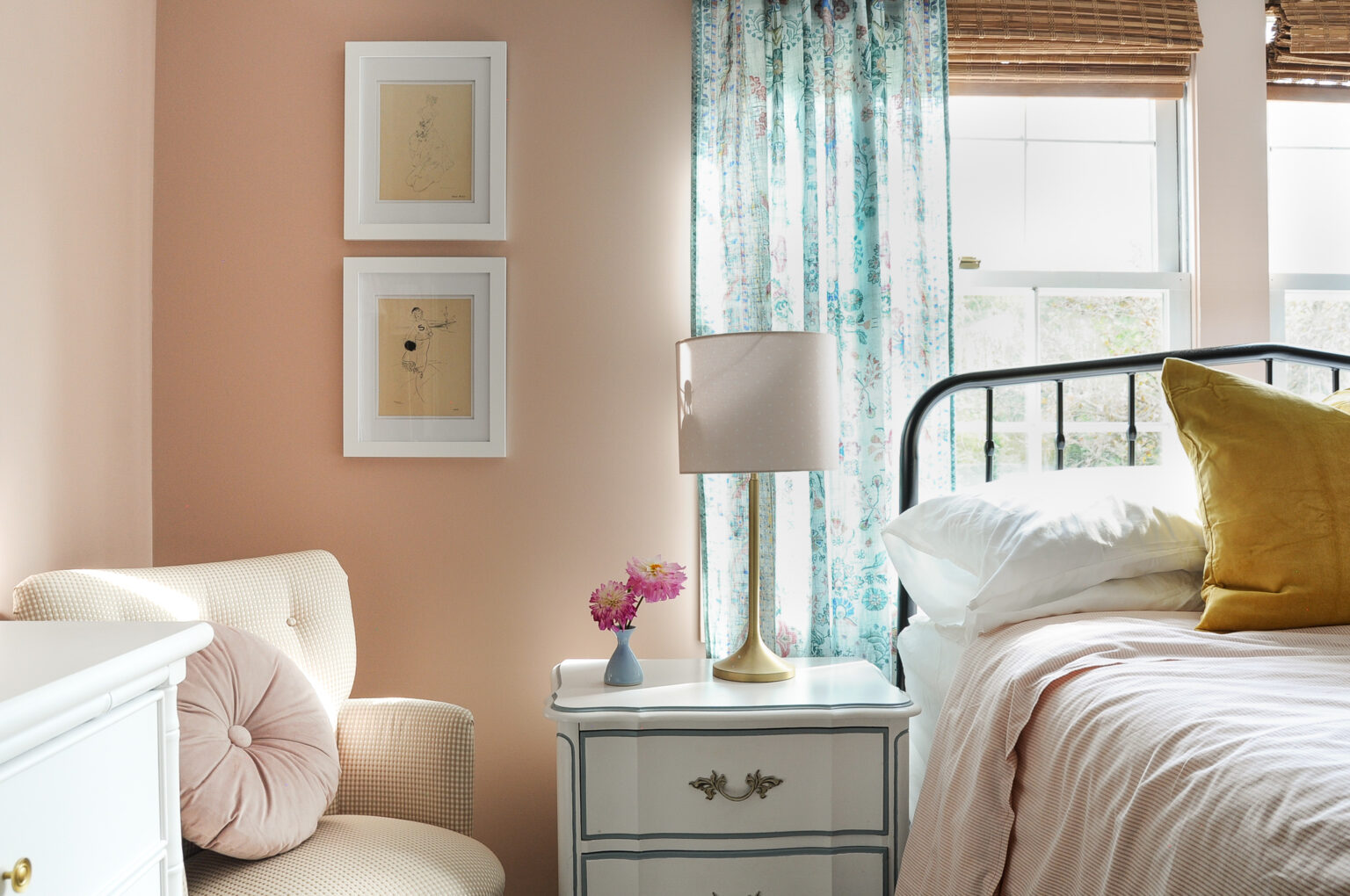 Grandmillennial Girls Bedroom Reveal | ORC - Building Bluebird