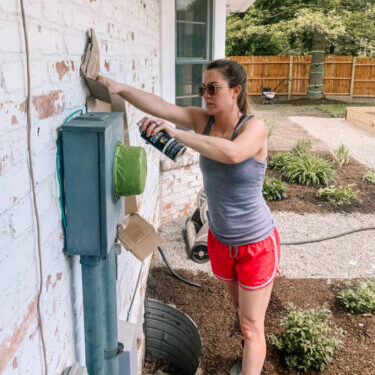 How to Paint Your Electric Meter Box | DIY - Building Bluebird
