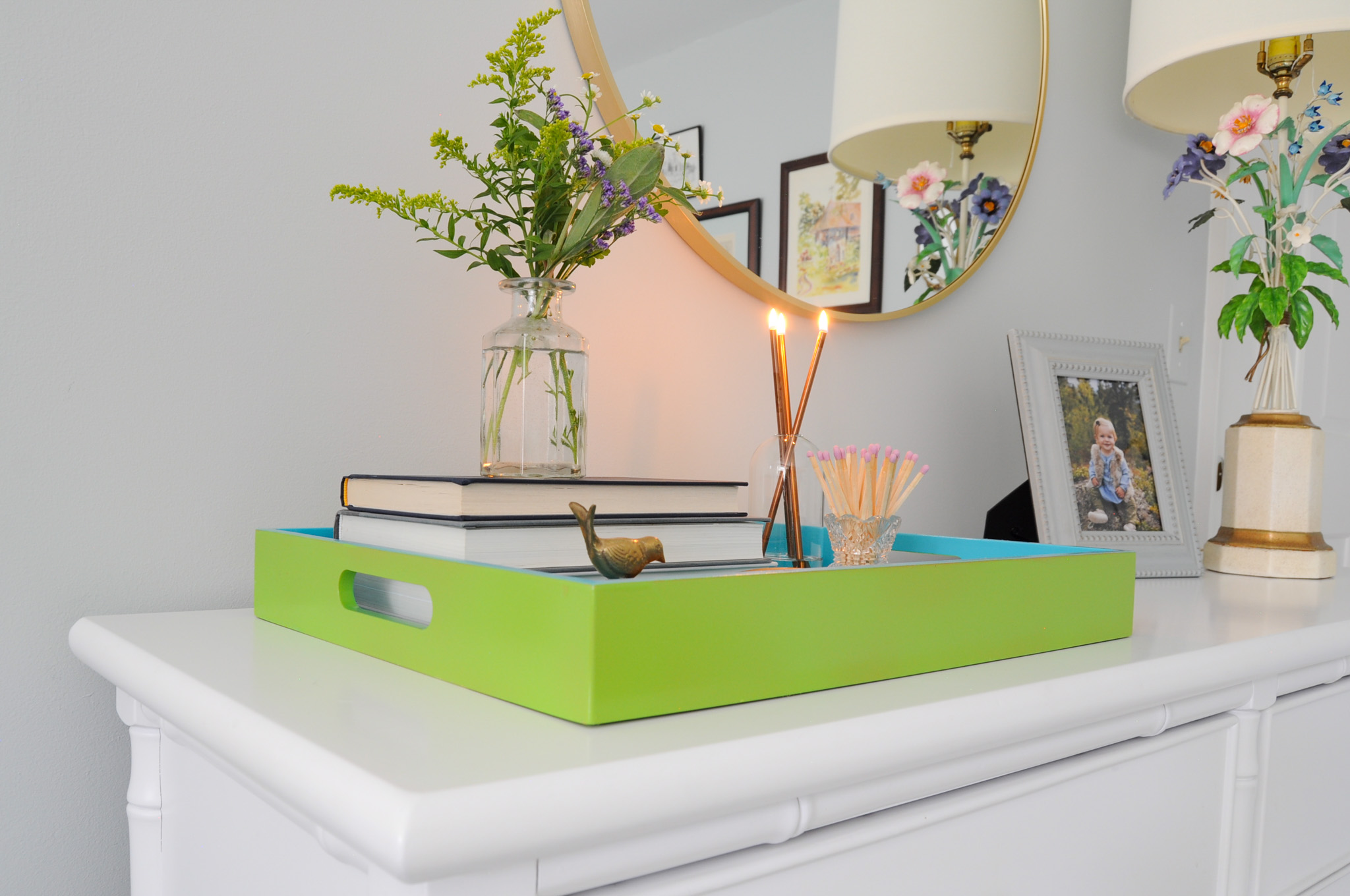 Easy DIY Lacquer Tray | Rita Konig Dupe - Building Bluebird