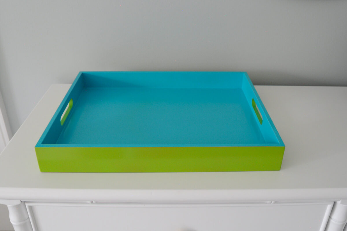 Budget-Friendly Painted Serving Tray | Easy DIY - Building Bluebird