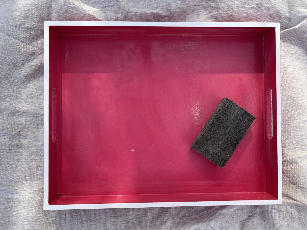 Budget-Friendly Painted Serving Tray | Easy DIY - Building Bluebird