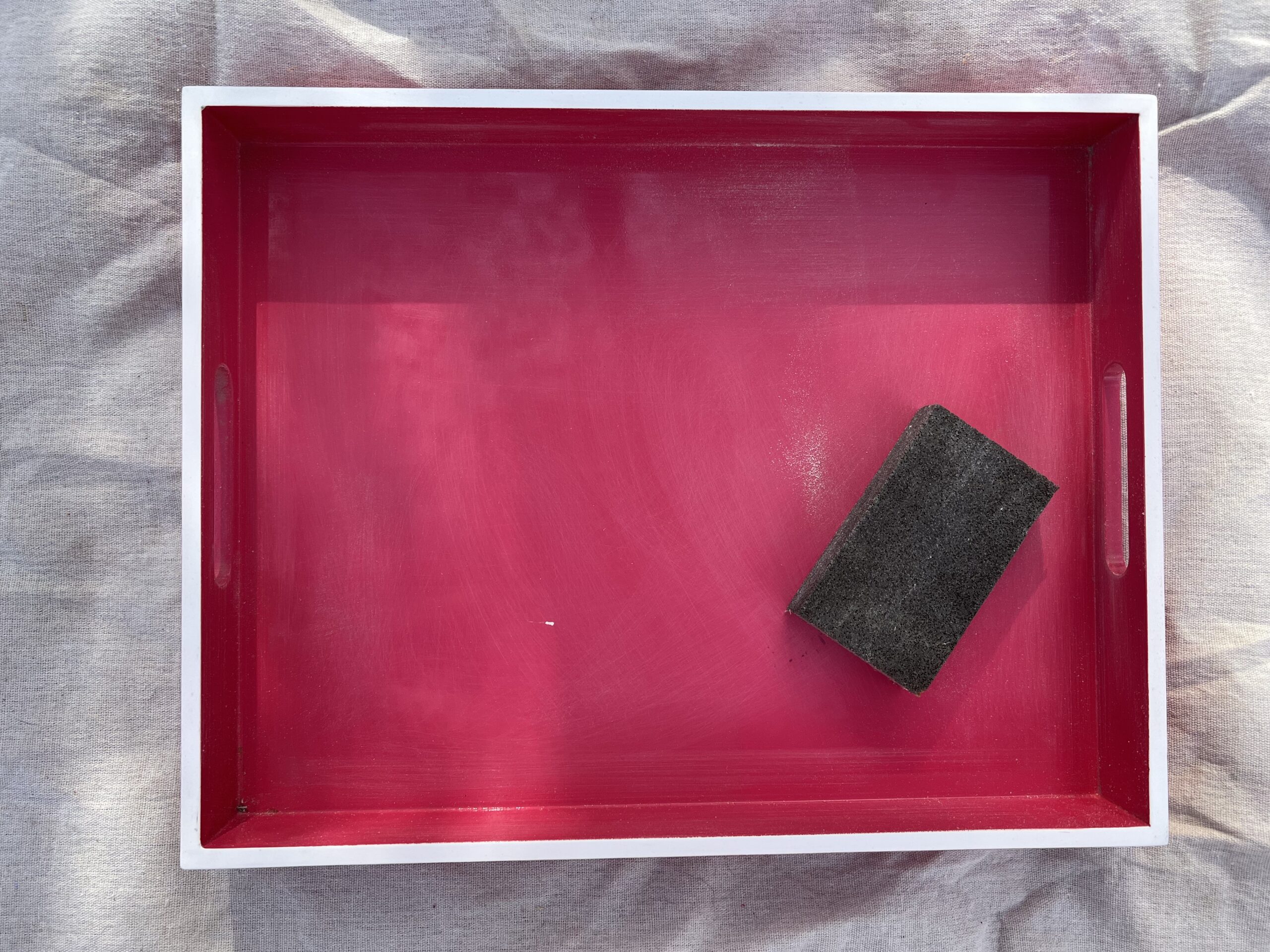 Easy DIY Lacquer Tray | Rita Konig Dupe - Building Bluebird