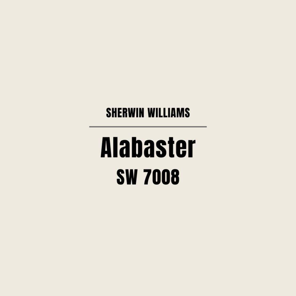 Sherwin Williams Alabaster | Paint Color Review and Pictures - Building ...