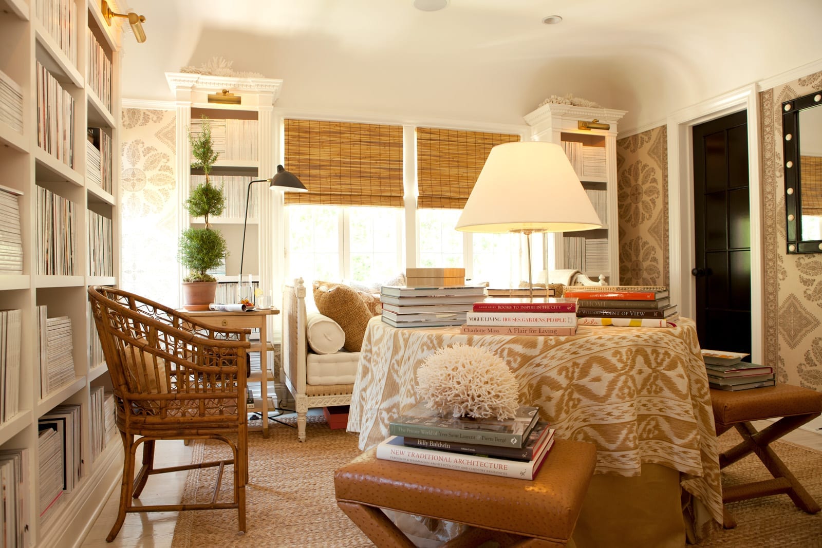 Stylish Skirted Tables | Entryway Ideas and Inspiration - Building Bluebird