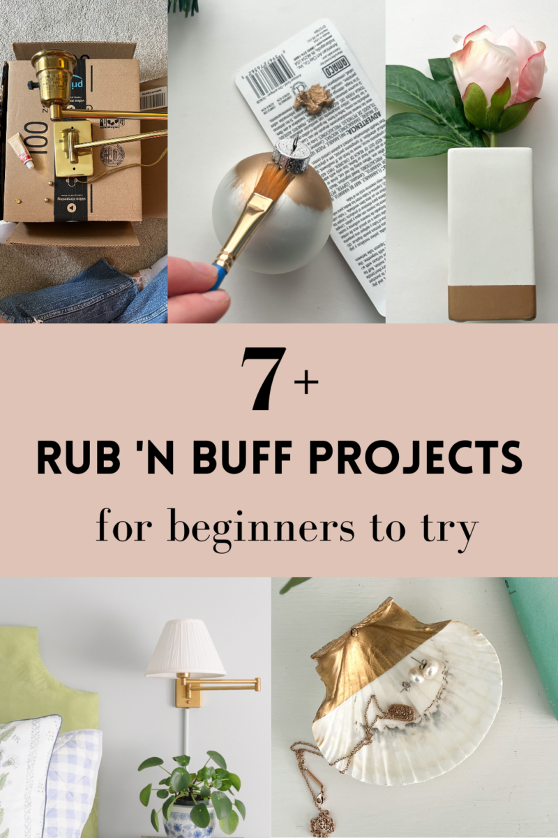 9 Easy Rub N Buff DIY Ideas and Tips for Beginners - Building Bluebird