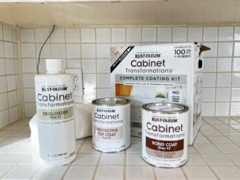 The Easy Way to Paint Kitchen Cabinets (no sanding!) - Building Bluebird