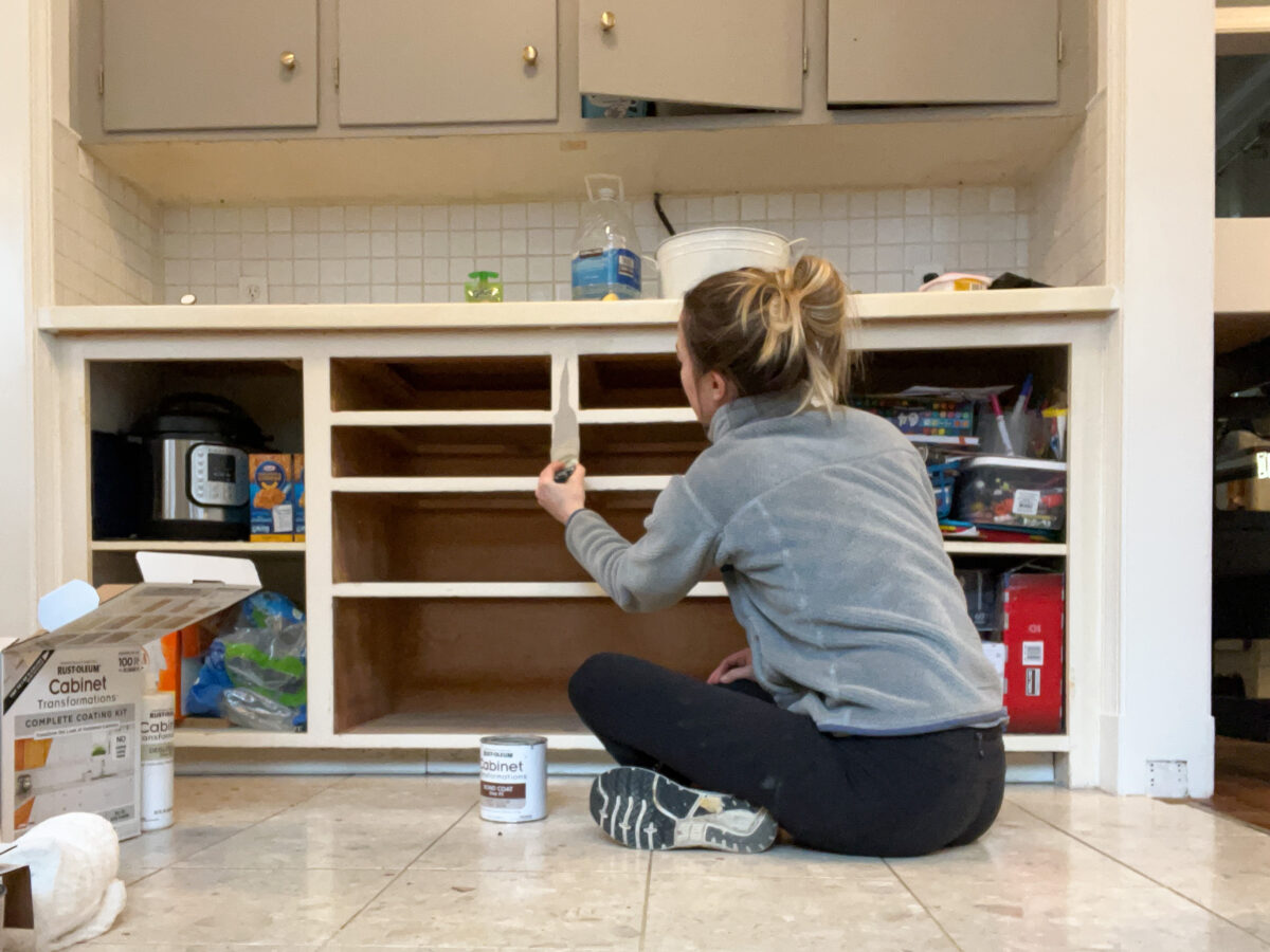 The Best Kitchen Cabinet Paint Kit to Try at Home - Building Bluebird