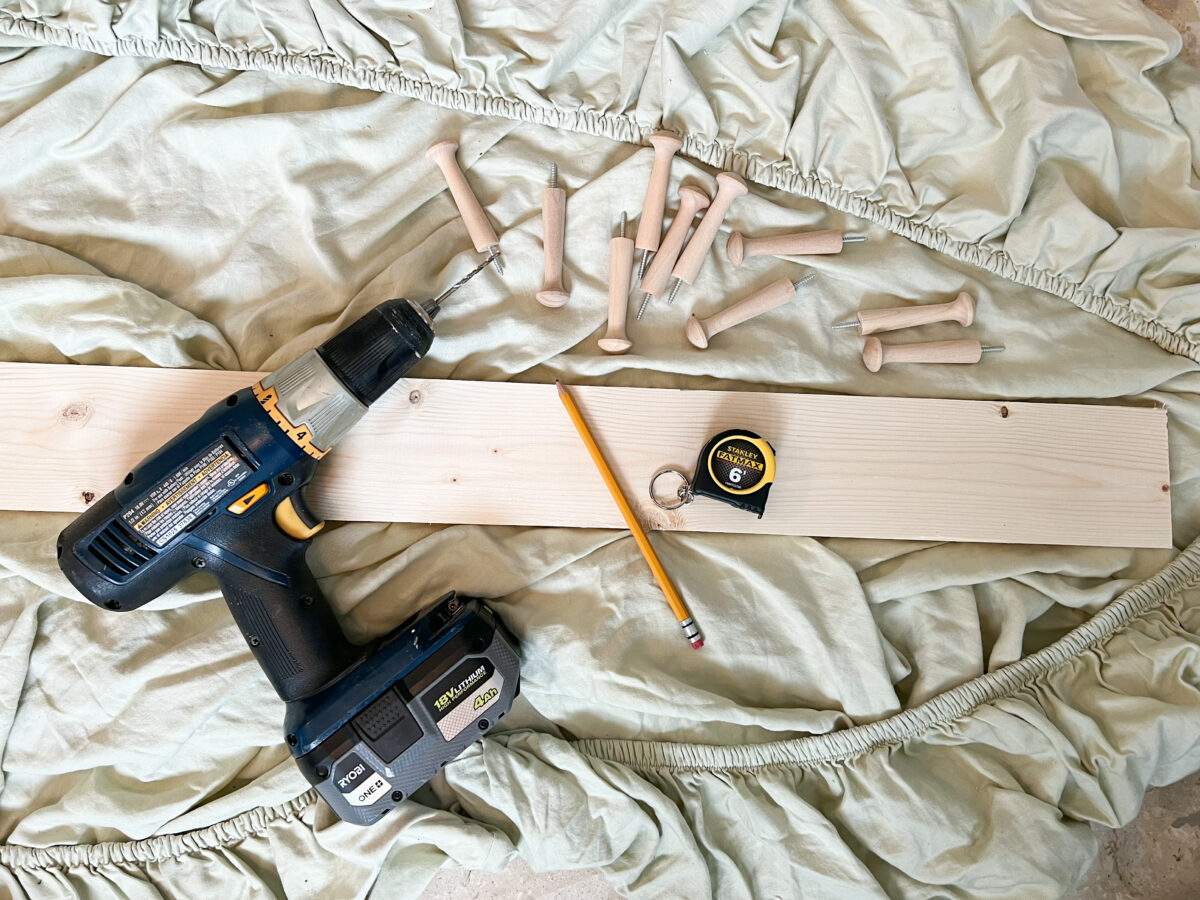 How to Make a Shaker-Style Peg Rail for $20! | Easy DIY - Building Bluebird