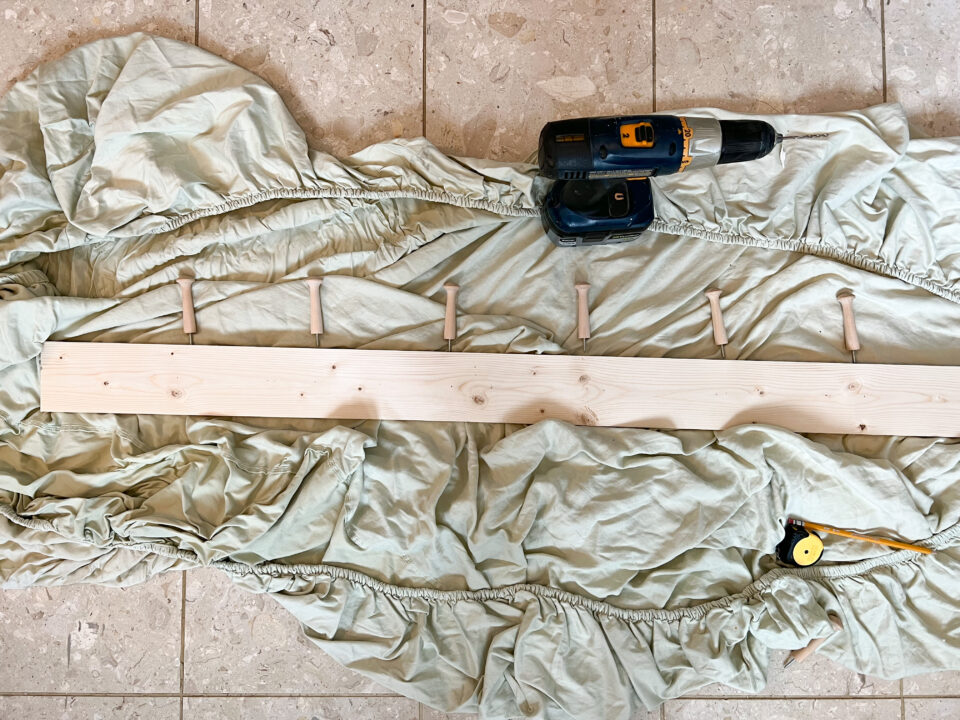 How to Make a Shaker-Style Peg Rail for $20! | Easy DIY - Building Bluebird