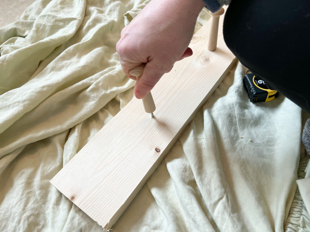 How to Make a Shaker-Style Peg Rail for $20! | Easy DIY - Building Bluebird