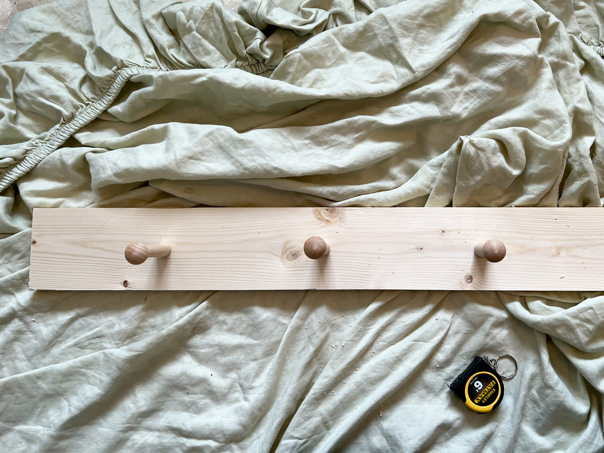 How to Make a Shaker-Style Peg Rail for $20! | Easy DIY - Building Bluebird