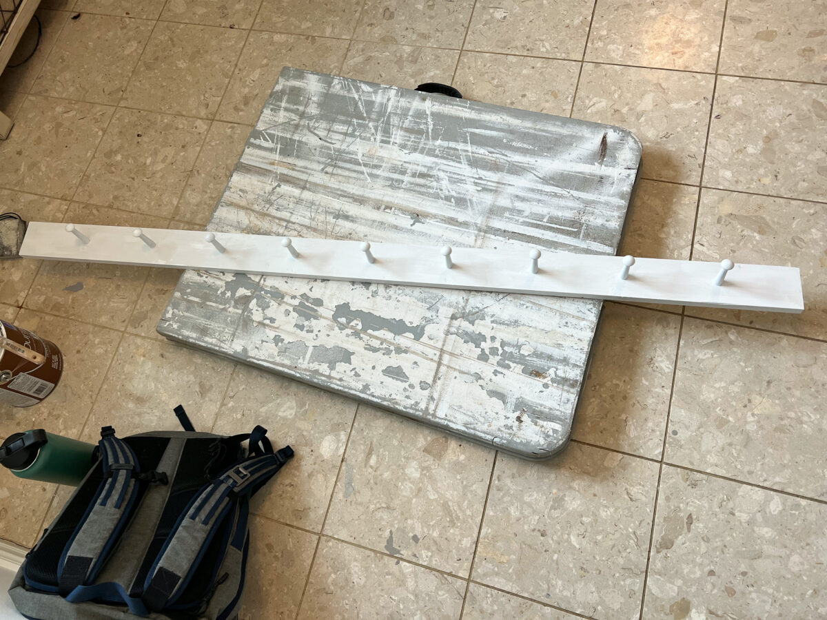 How to Make a Shaker-Style Peg Rail for $20! | Easy DIY - Building Bluebird