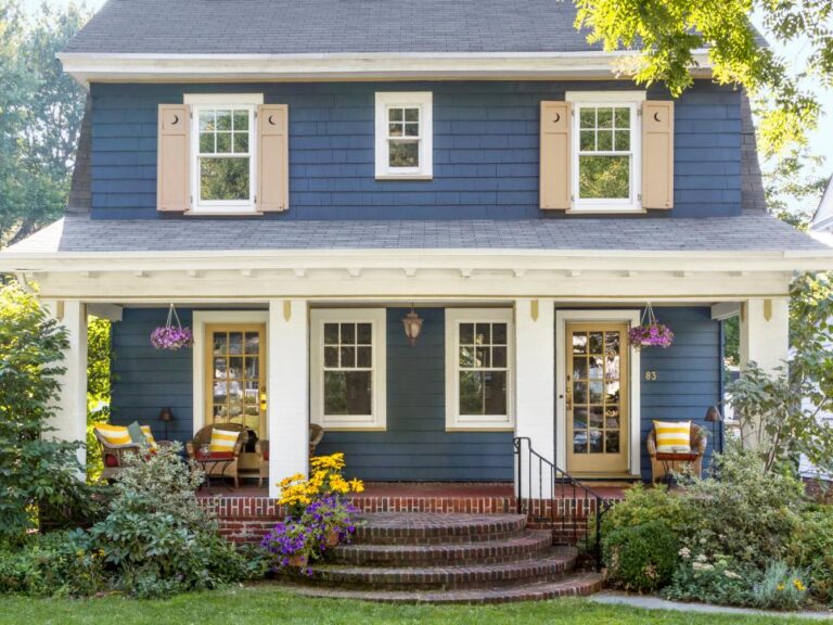 16 Timeless House Designs with Shutters - Building Bluebird