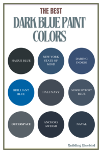 The Best Dark Blue Paint Colors For the Home - Building Bluebird