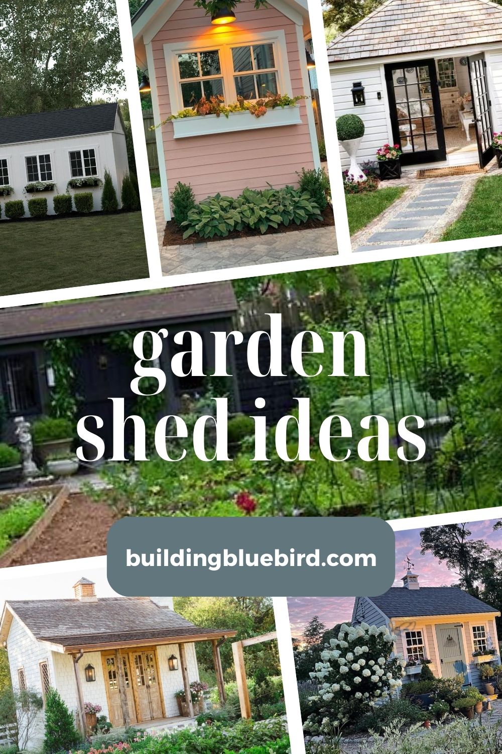 21 Stunning Garden Shed Ideas for Your Backyard - Building Bluebird