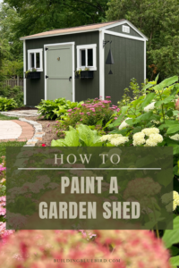 How to Paint a Shed Yourself | Beginner's Guide - Building Bluebird
