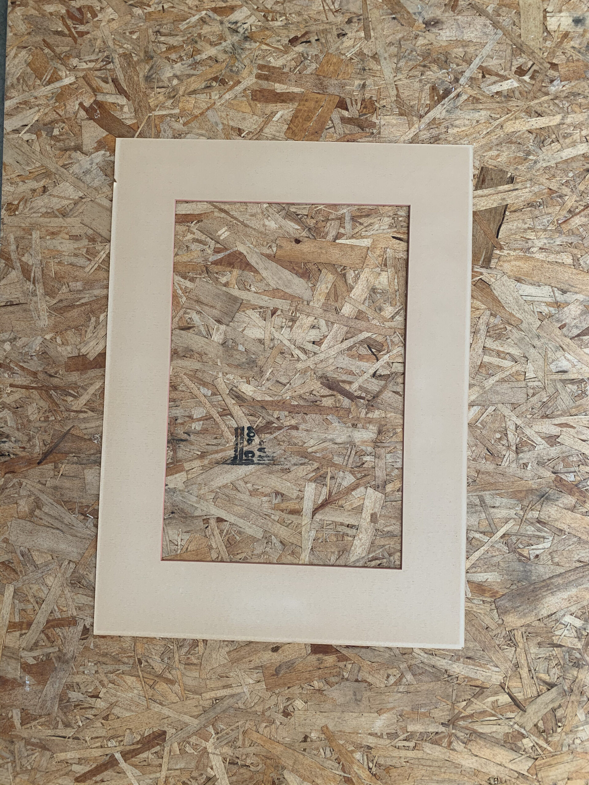 How to Update a Picture Frame Mat with Paint - Building Bluebird