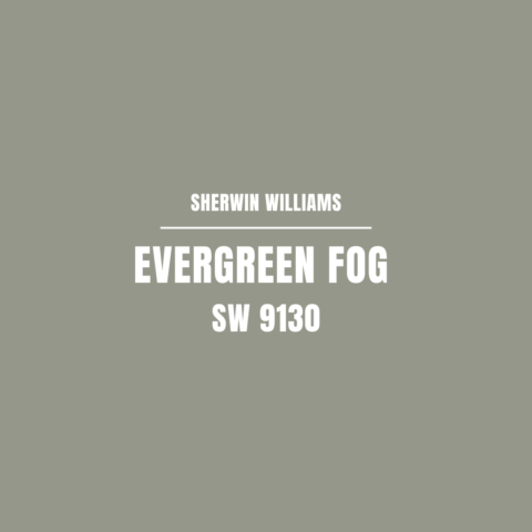 Evergreen Fog by Sherwin Williams | Color Review - Building Bluebird