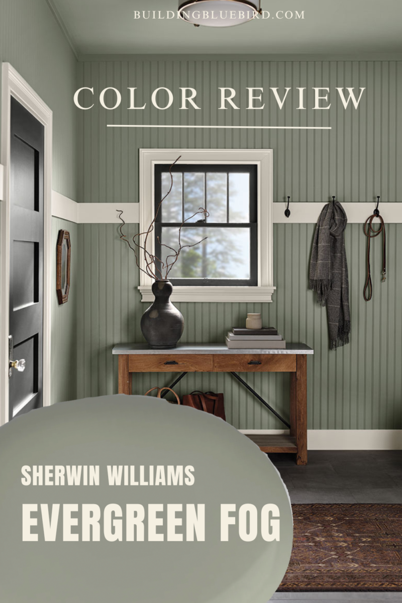 Evergreen Fog by Sherwin Williams | Color Review - Building Bluebird