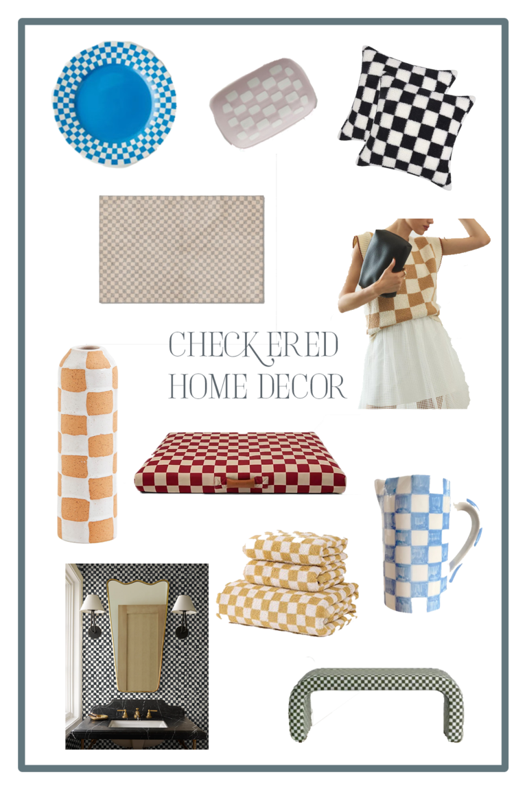 DIY Checkered Frame | Fun and Easy Decor Trend - Building Bluebird