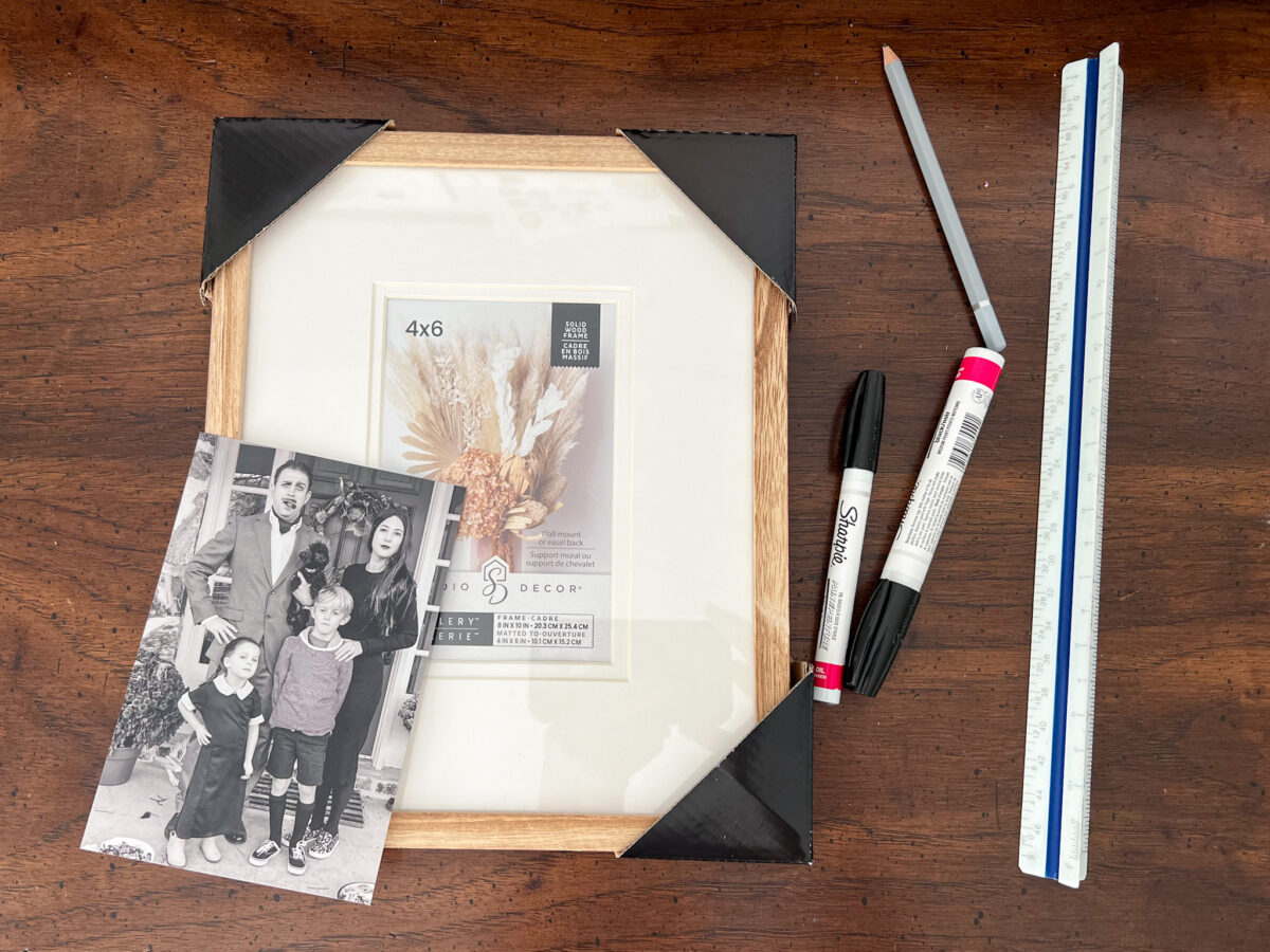 DIY Checkered Frame | Fun and Easy Decor Trend - Building Bluebird