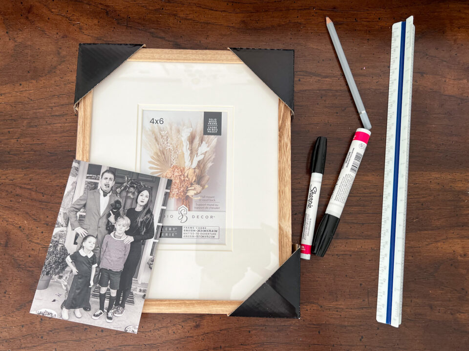 DIY Checkered Frame | Fun and Easy Decor Trend - Building Bluebird