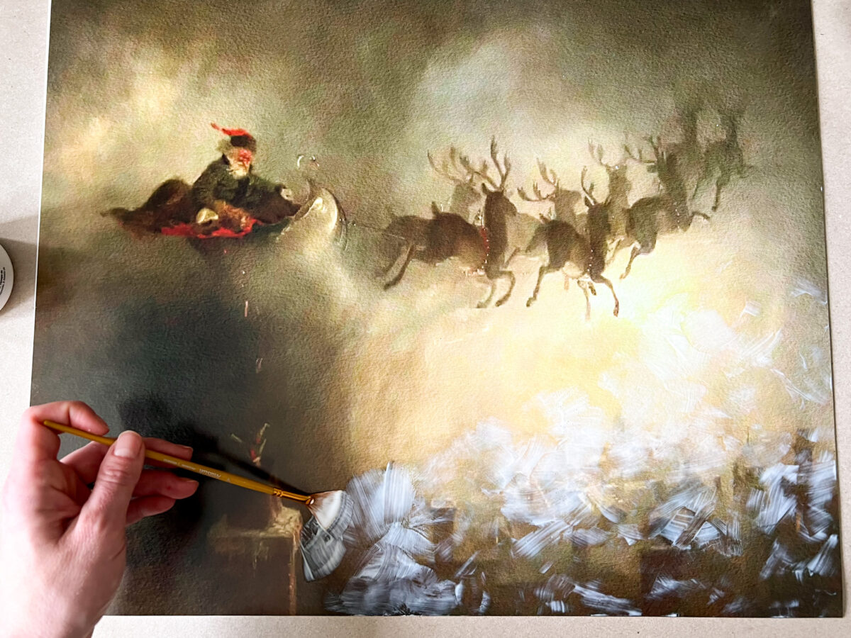 How to Make Art Prints Look Like a Vintage Painting - Building Bluebird