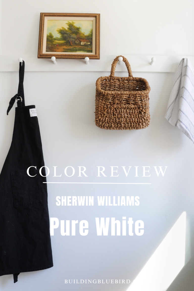 Sherwin Williams Pure White | Color Review - Building Bluebird
