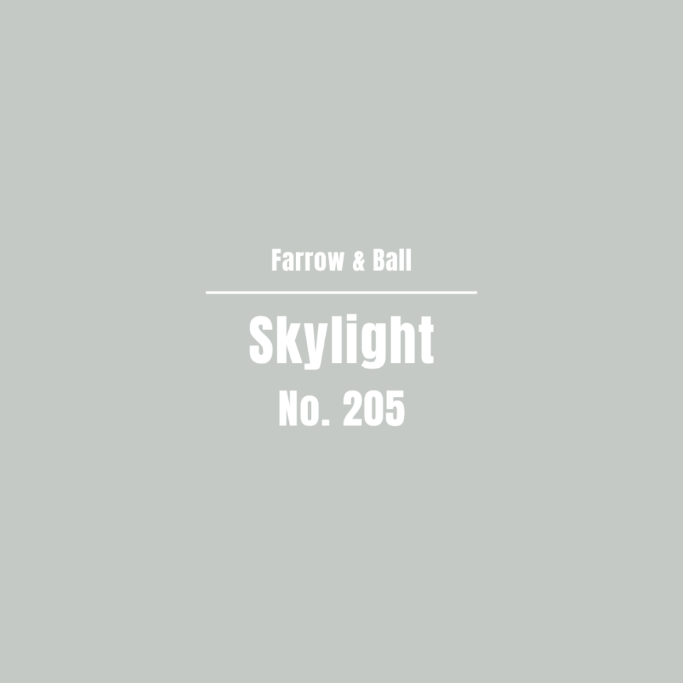 Farrow & Ball Skylight | Paint Color Review - Building Bluebird