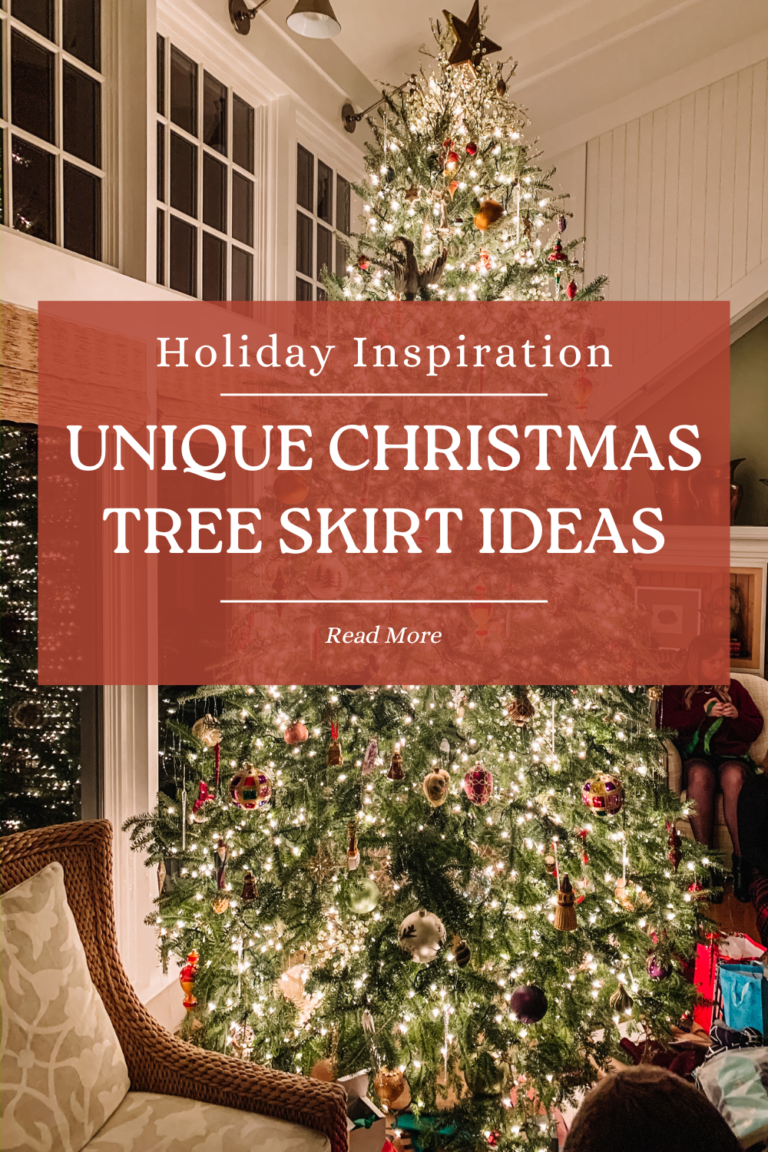 Unique Christmas Tree Skirt Ideas to Try This Holiday Season - Building ...