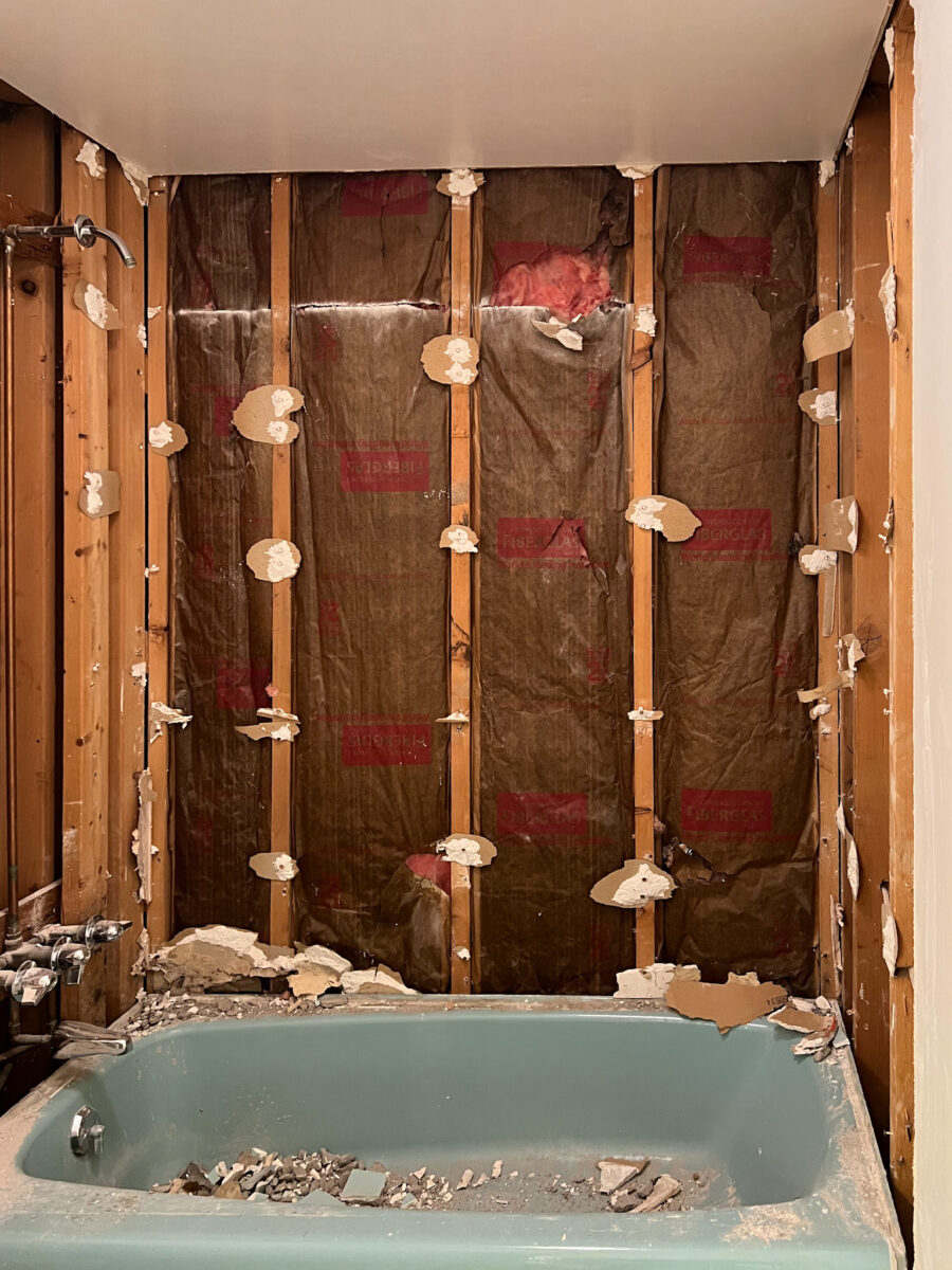 Easily Tile Your Shower Walls With This DIY Tutorial - Building Bluebird
